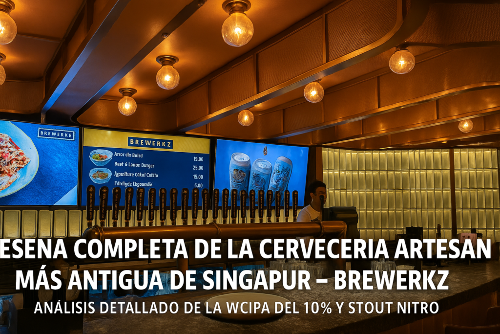 Brewerkz: La Cervecería Artesanal Más Antigua de Singapur